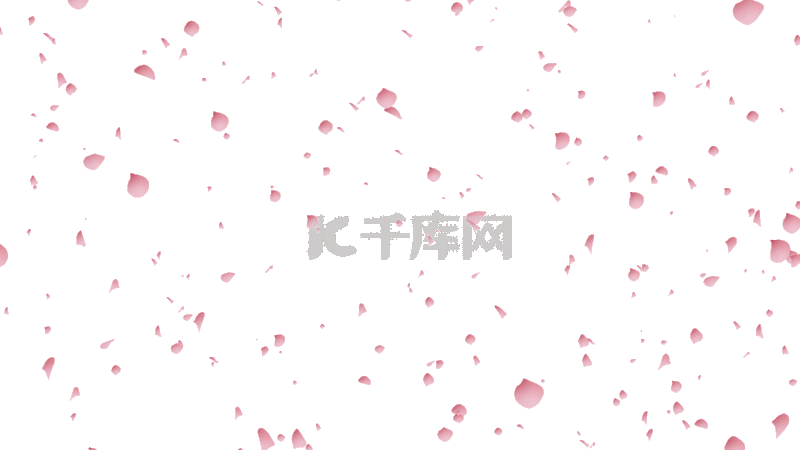 飘落的花瓣GIF动画-GIF素材免费下载-飘落的花瓣GIF图片制作素材库-千库网