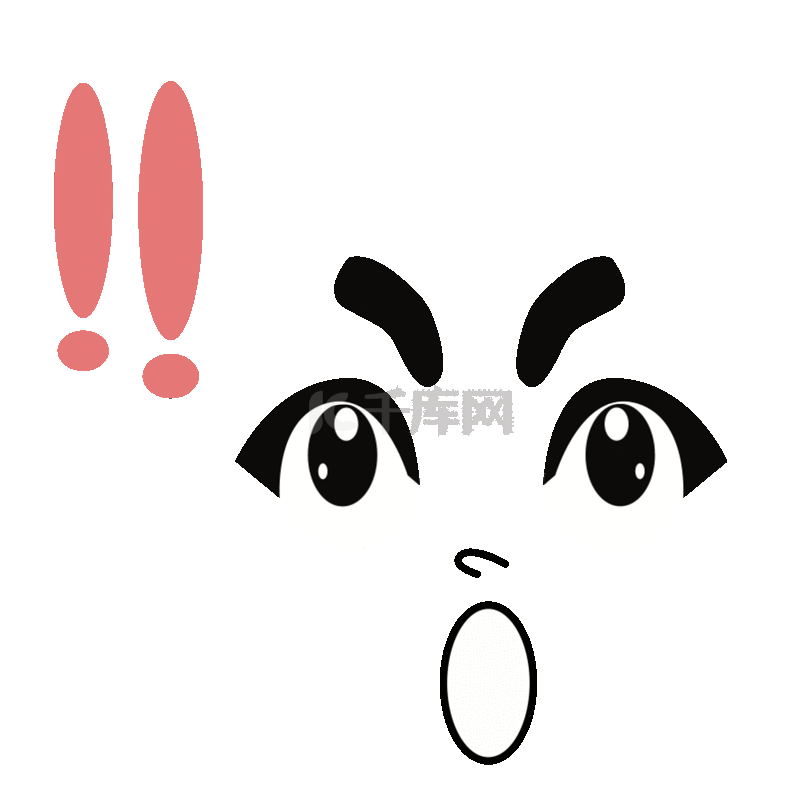 惊讶光头小人表情包素材图片免费下载-千库网