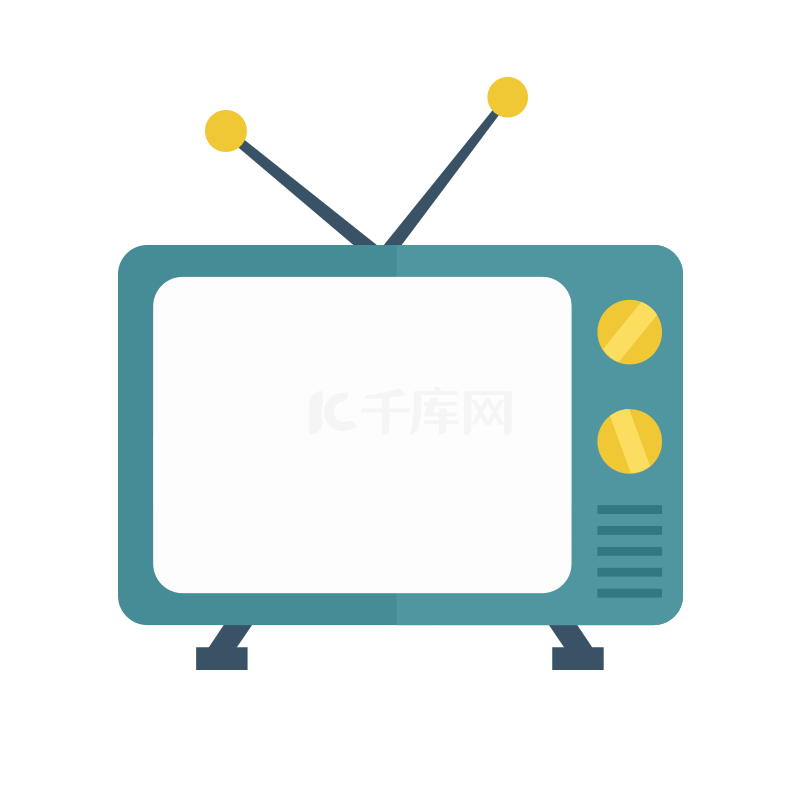 质感复古电视机边框素材图片免费下载-千库网