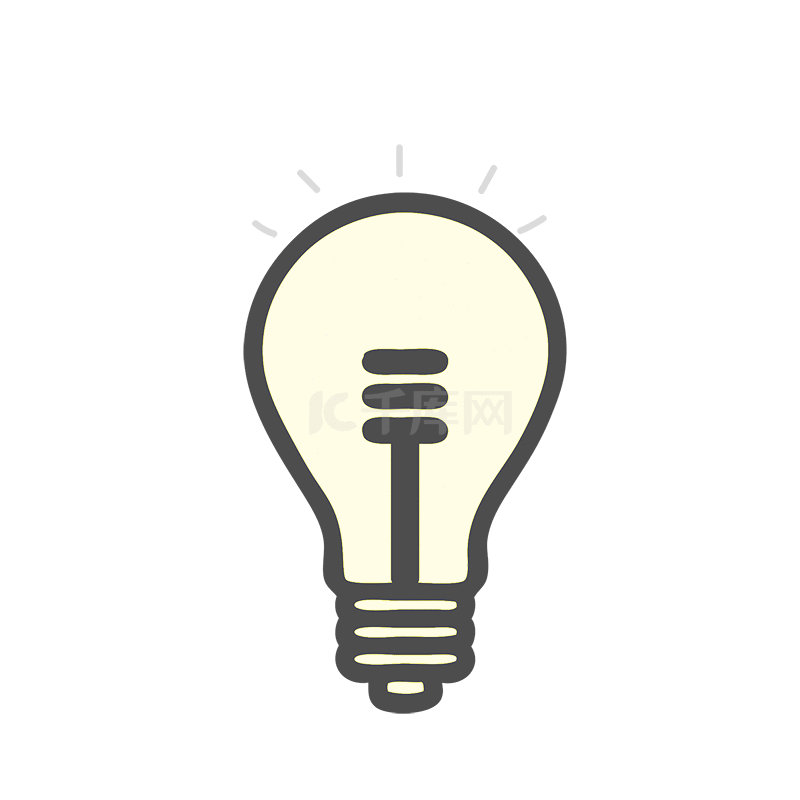 透明写实发光灯泡素材图片免费下载-千库网