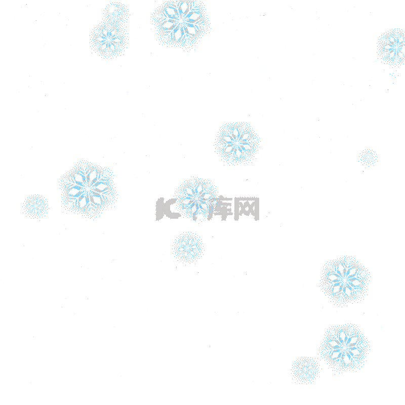 冬天雪花分割线素材图片免费下载-千库网