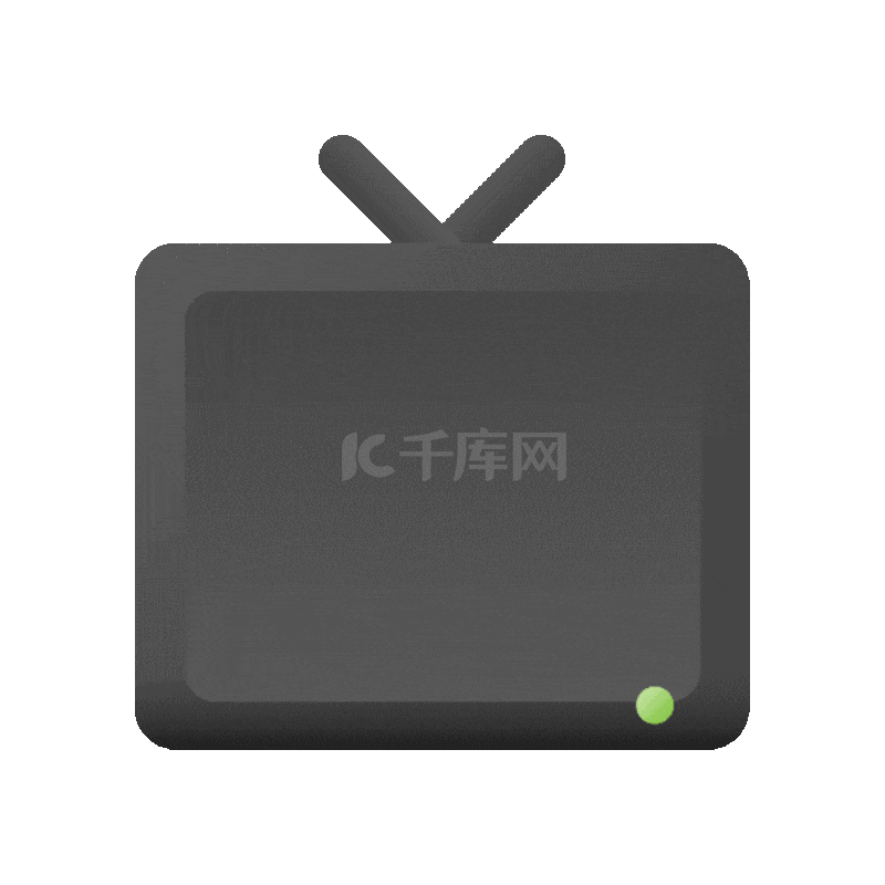 卡通电视机图标素材图片免费下载-千库网