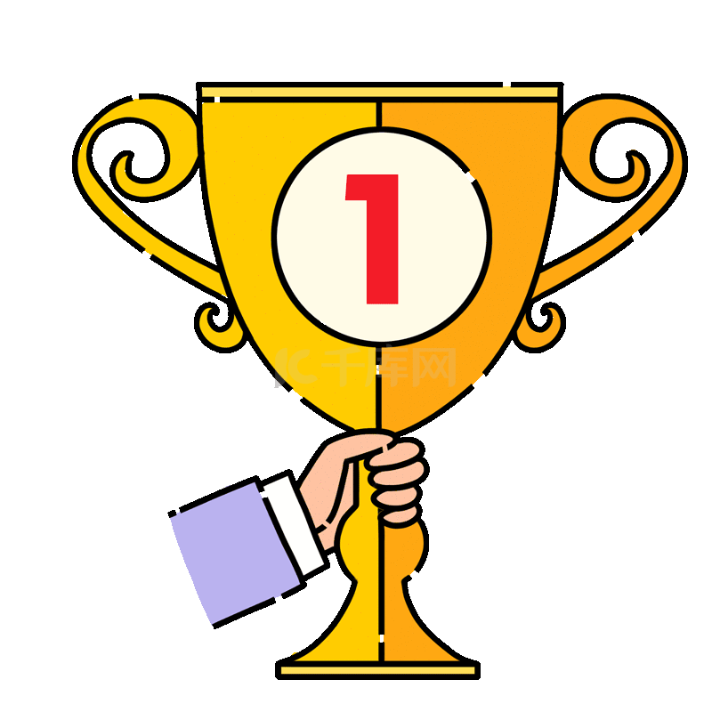 第一名奖杯素材图片免费下载-千库网