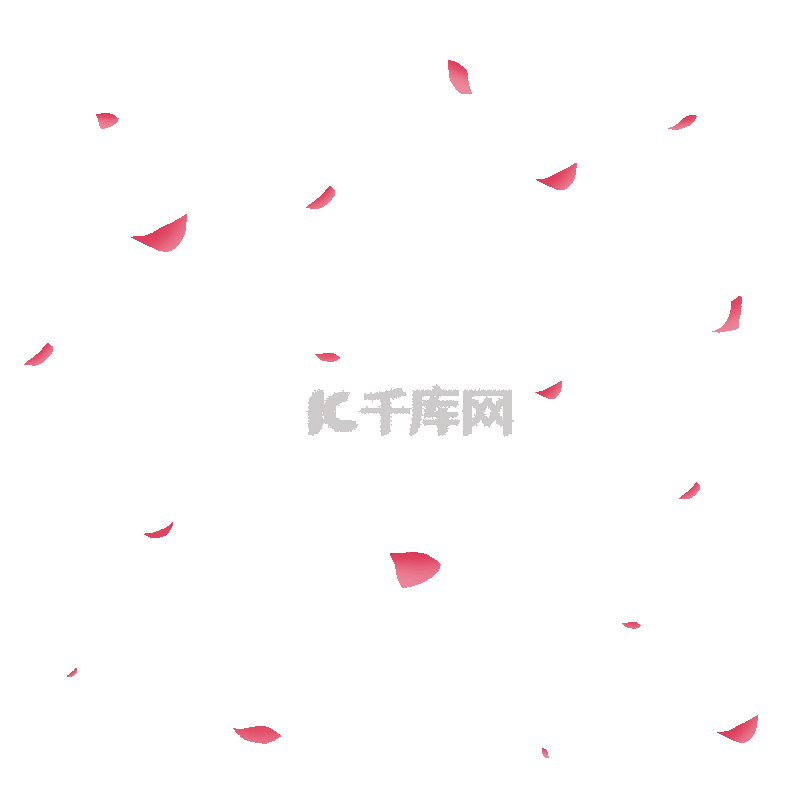 粉色樱花花瓣飘落素材图片免费下载-千库网