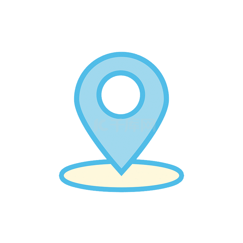 立体彩色位置定位图标素材图片免费下载-千库网