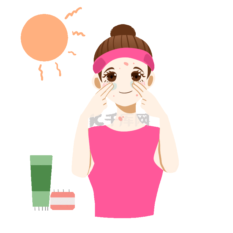 防潮防晒霜广告素材图片免费下载-千库网