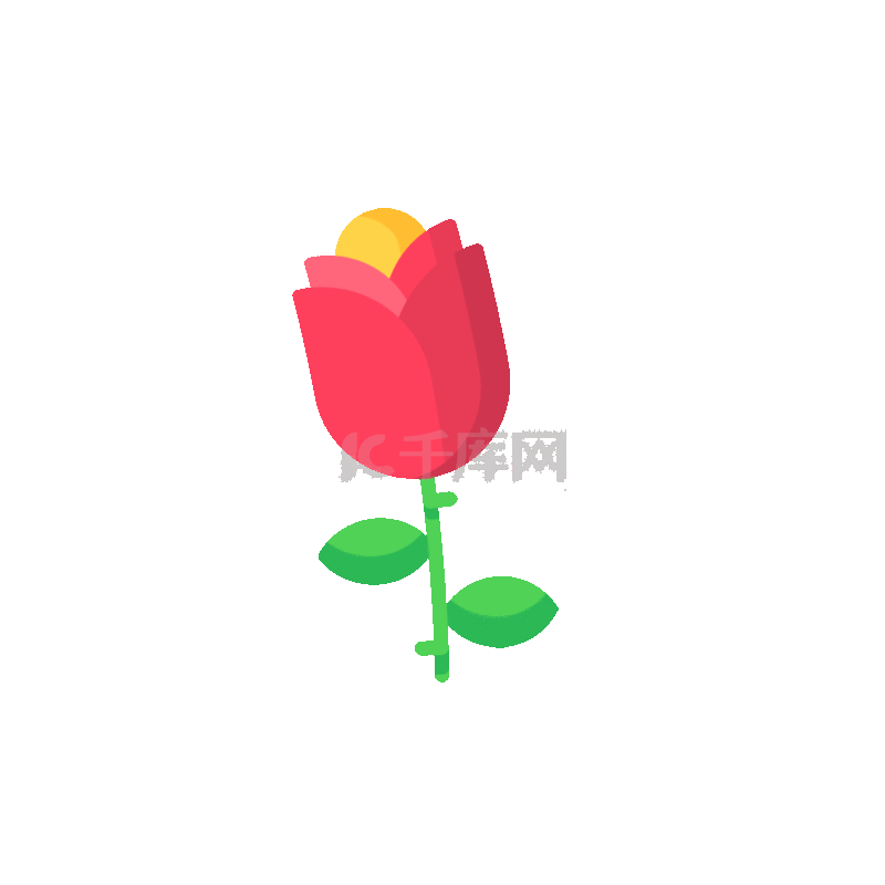 花朵贴纸 GIF动画-GIF素材免费下载-花朵贴纸 GIF图片制作素材库-千库网