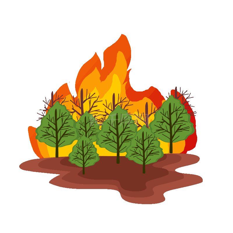 森林大火起火防火火灾素材图片免费下载-千库网