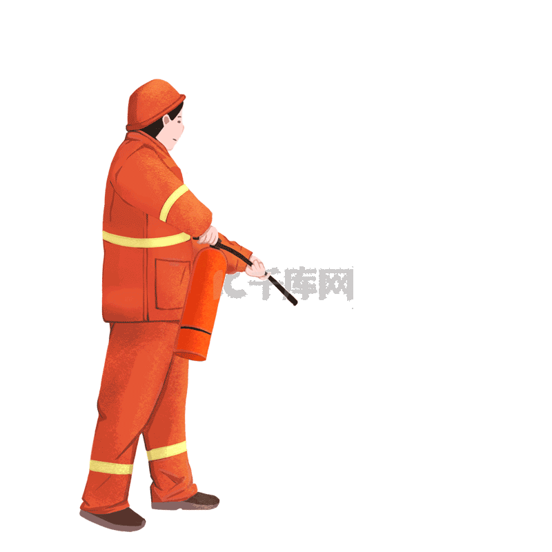 消防救援灭火人像逃生素材图片免费下载-千库网
