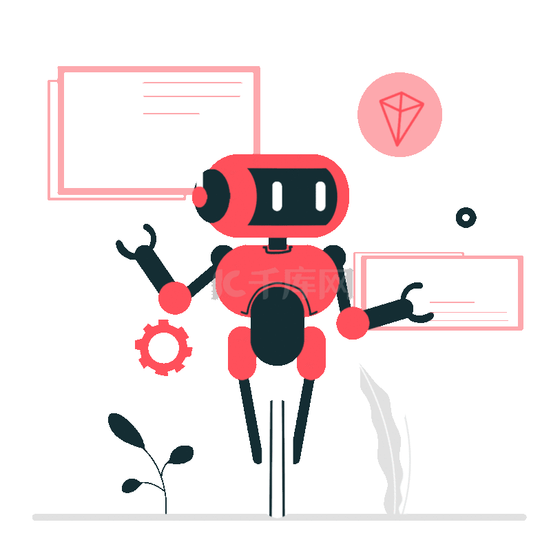 未来主义的高科技和数据科学概念高清摄影大图-千库网