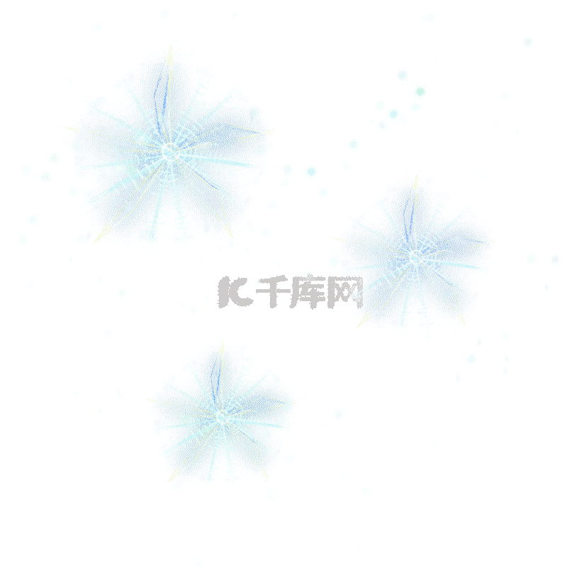 雪花纷纷GIF动画-GIF素材免费下载-冬季寒冬已至GIF图片制作素材库-千库网