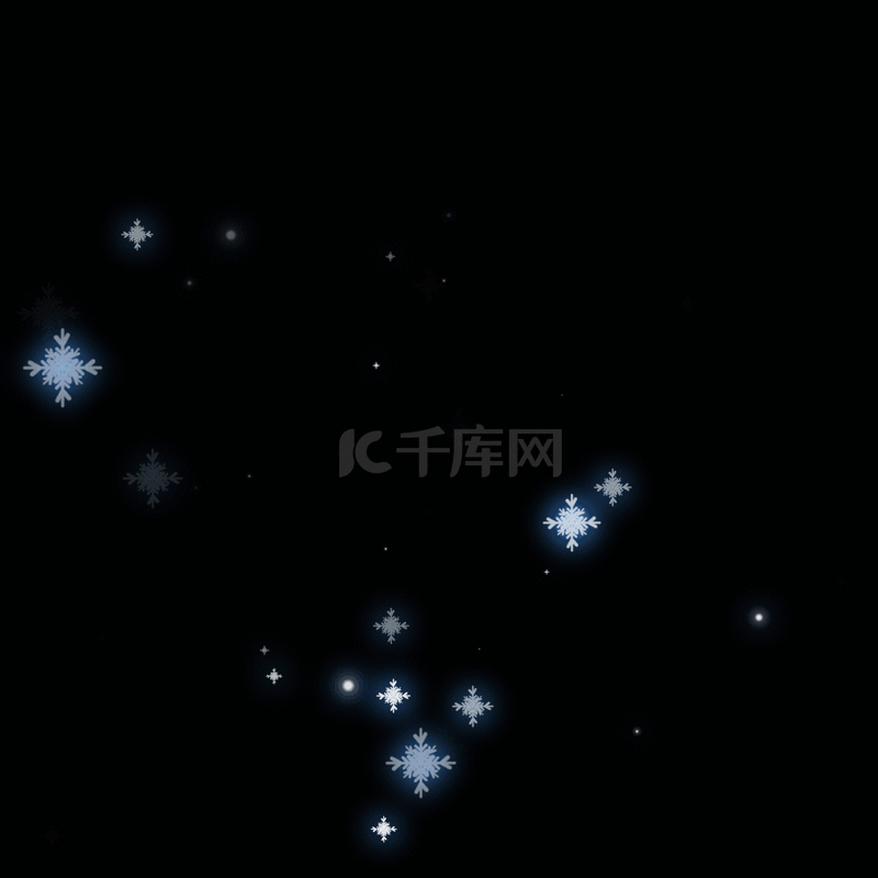 雪花漂浮素材图片免费下载-千库网