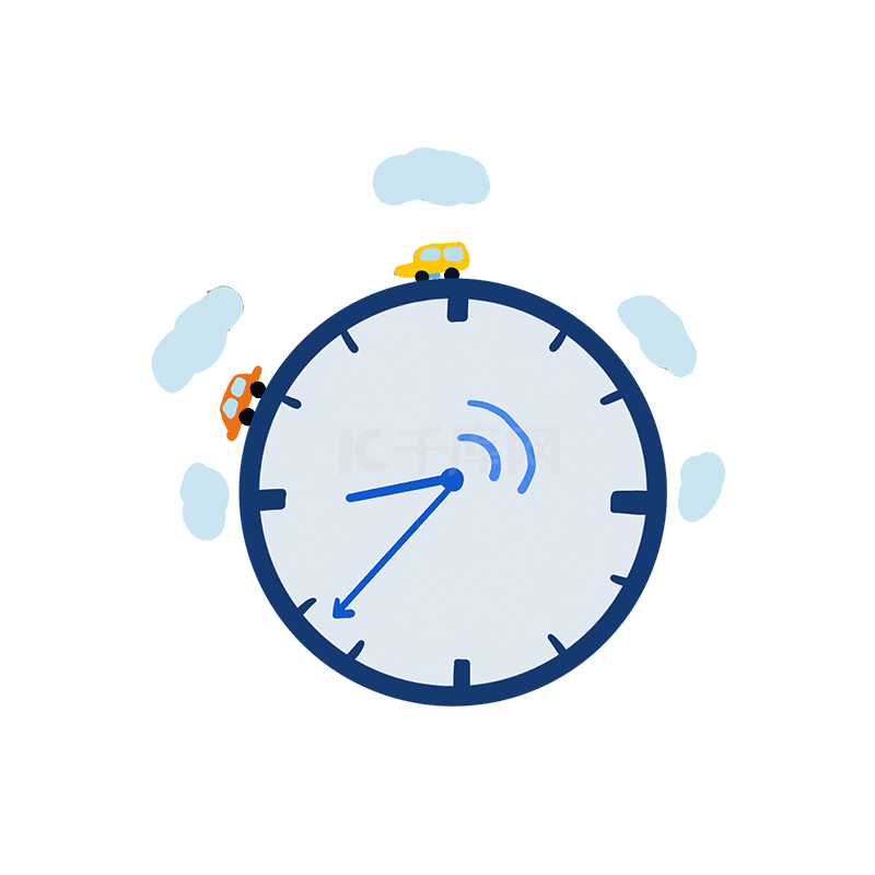 城市时间管理钟表素材图片免费下载-千库网