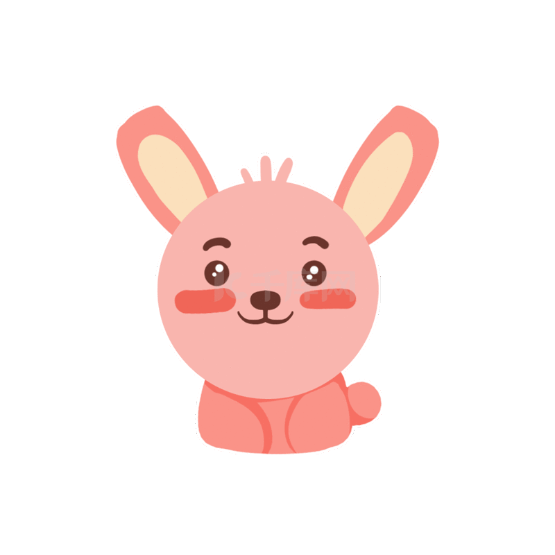 小兔子图标素材图片免费下载-千库网