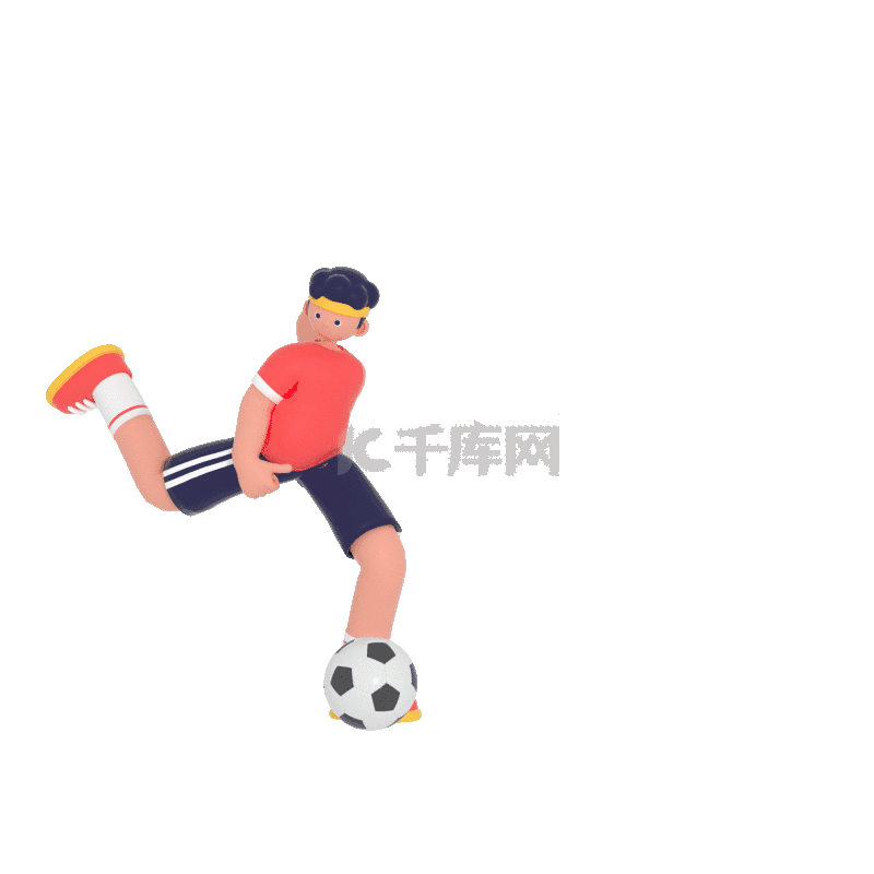 足球运动员美国漫画风素材图片免费下载-千库网