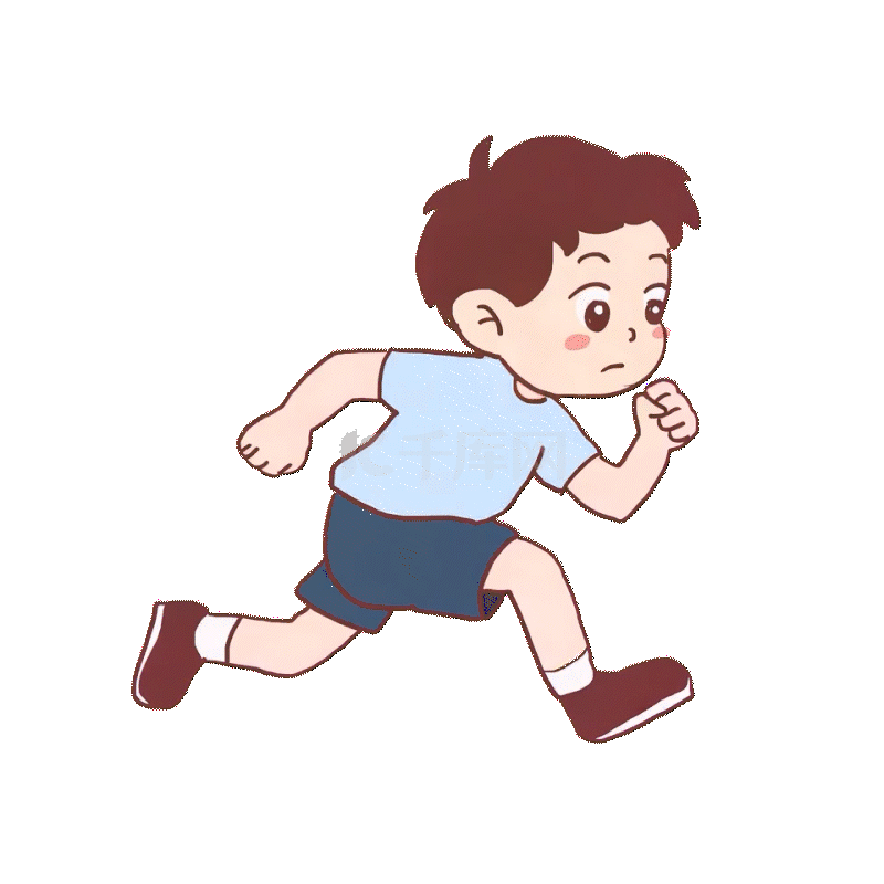 卡通跑步者图标的插图 向量素材图片免费下载-千库网