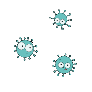 病毒细菌浮动漂浮gif图素材gif图片素材下载-千库网