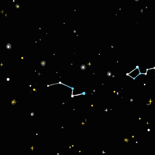 星星闪烁银河星座光效闪动唯美gif图素材gif图片素材下载-千库网