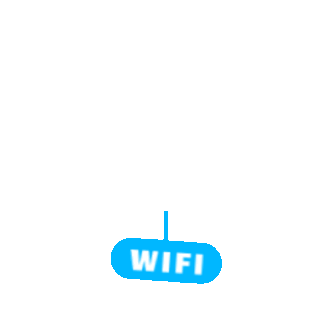 WiFi无线网信号蓝色渐变图标gif图素材gif图片素材下载-千库网