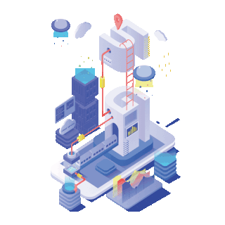 科技5G立体信号简约蓝色gif图素材gif图片素材下载-千库网