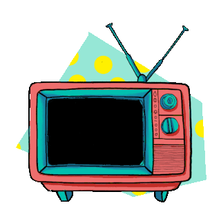 彩色复古电视机图片-彩色复古电视机GIF素材-彩色复古电视机模板图片下载-千库网